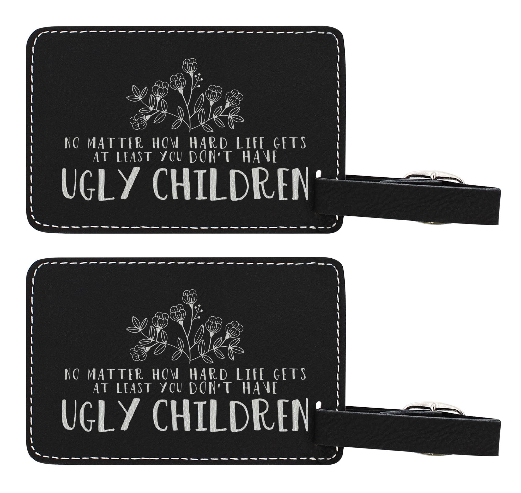 ThisWear Funny Luggage Tags for Women At Least You Don't Have Ugly ...
