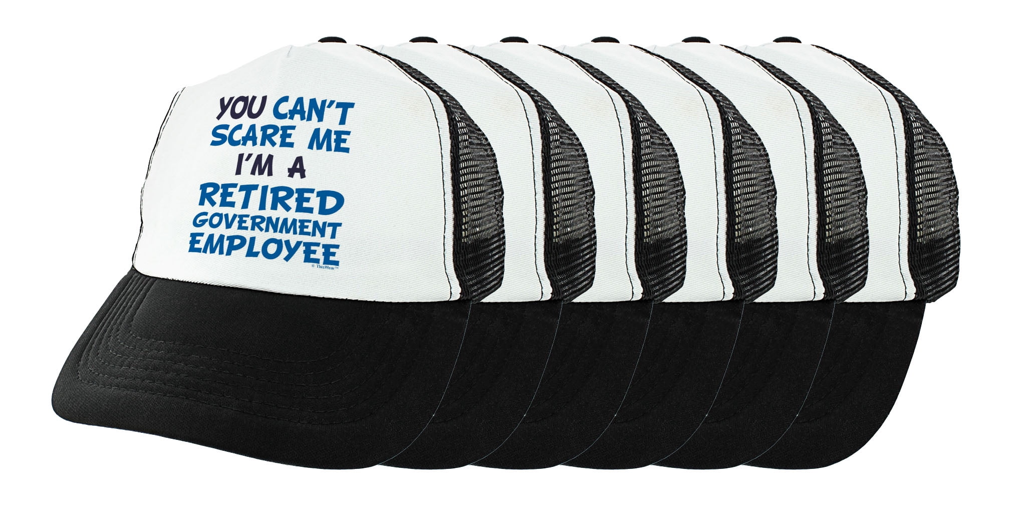 ThisWear Funny Retirement Gifts You Can't Scare Me Government Employee ...