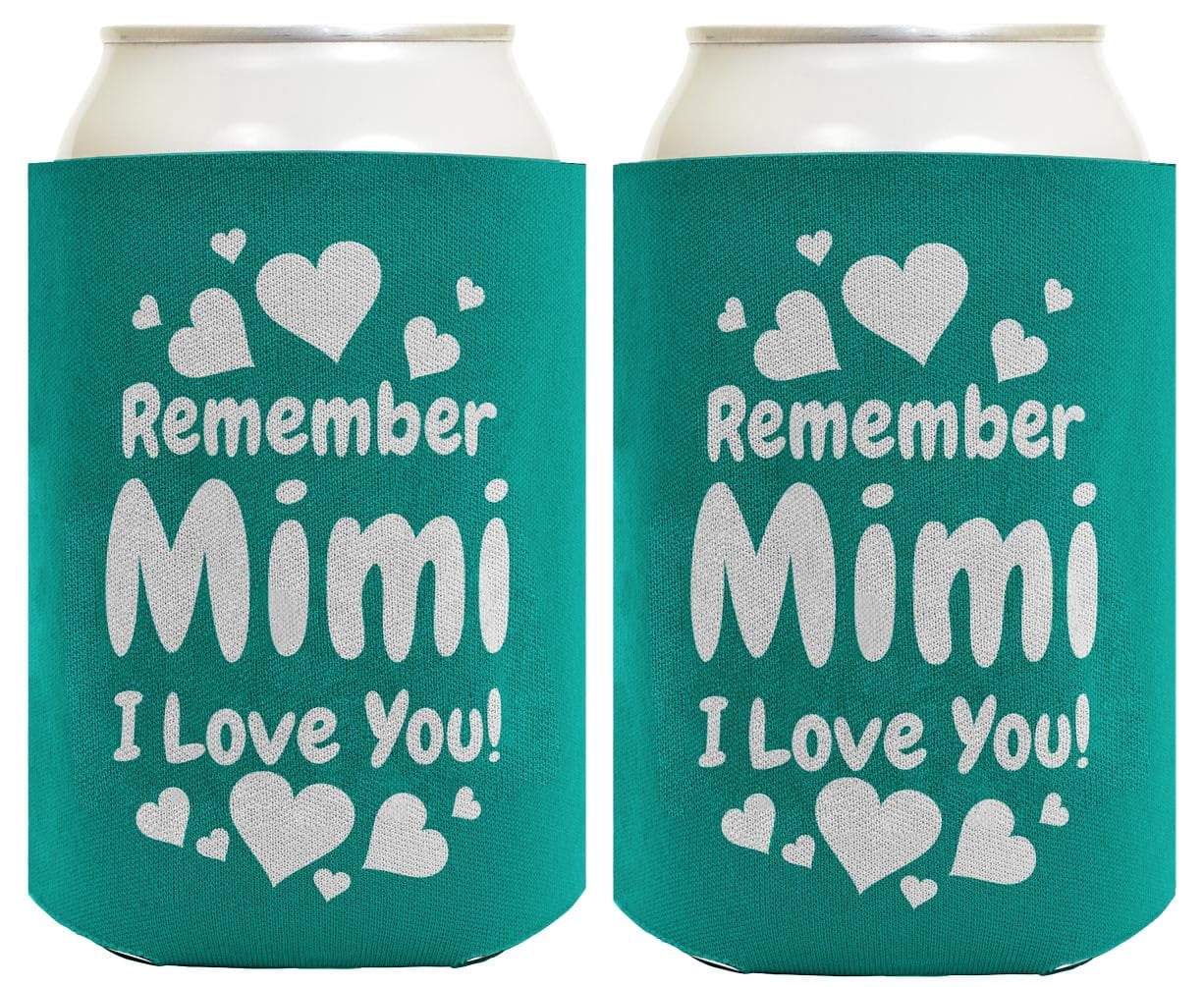 Gifts For Mimi Gifts For Grandma Remember Mimi I Love You 2-Pack Can ...