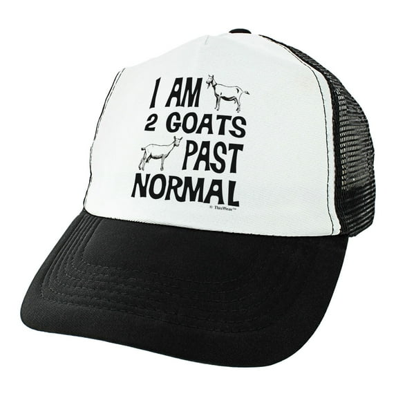ThisWear Goat Hats for Women I Am Two Goats Past Normal Goat Mom Gifts ...