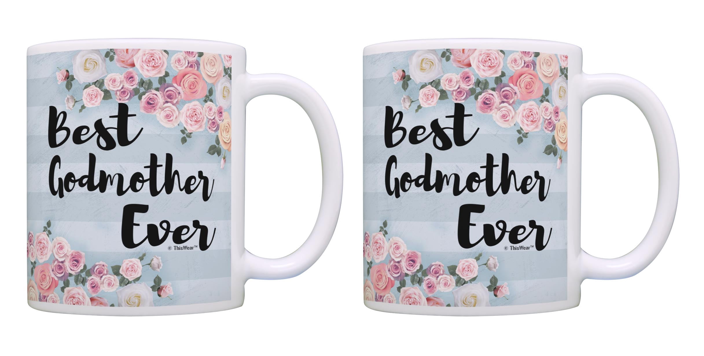 ThisWear Godmother Mug Set Best Godmother Ever Gifts for Godmom 11 ...