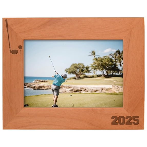 ThisWear Golf Photo Frame 5x7 2026 Golf Team Wood Laser Engraved ...