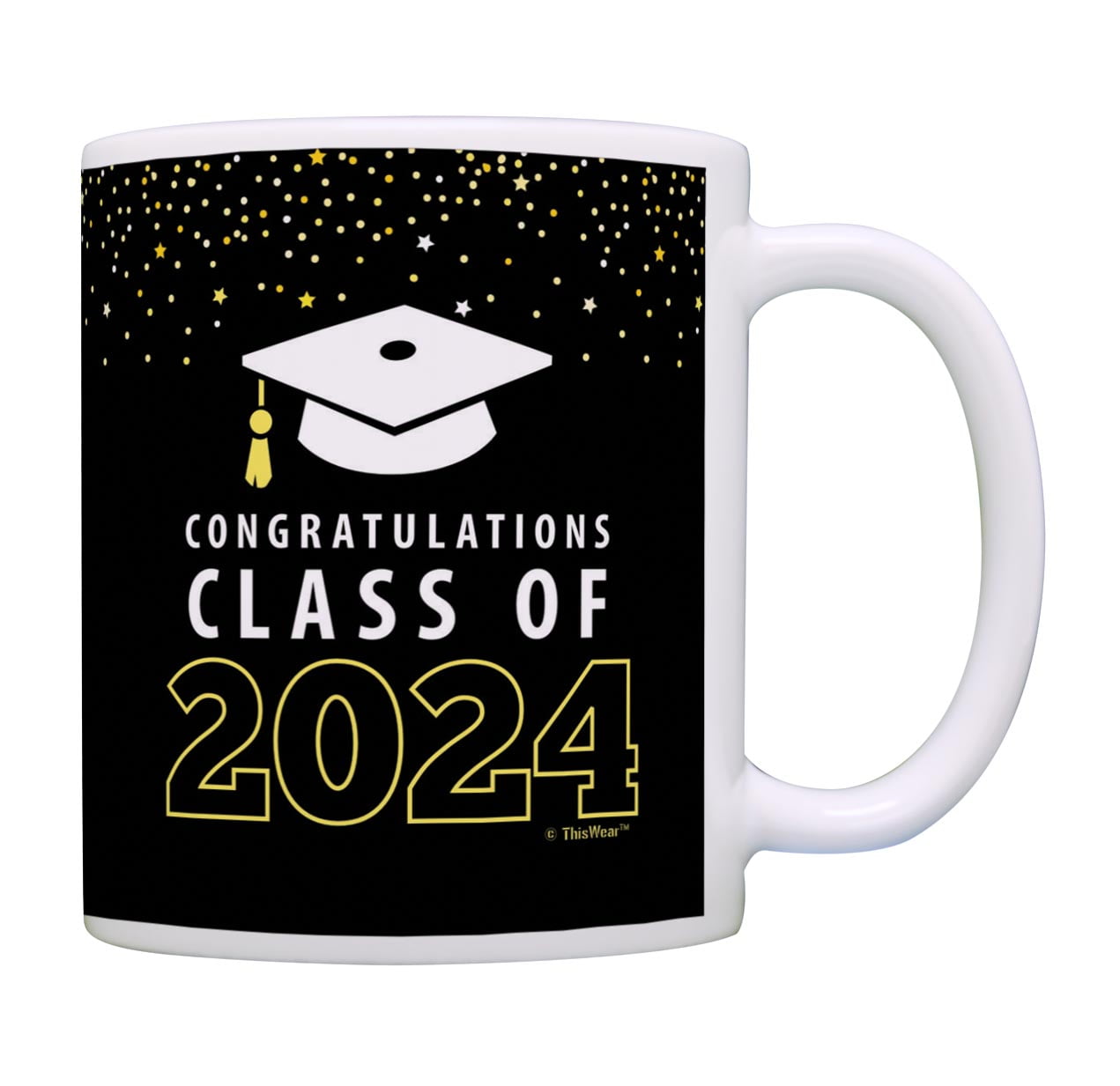 ThisWear Graduation Mug Congratulations Class of 2024 Grad Cup College ...