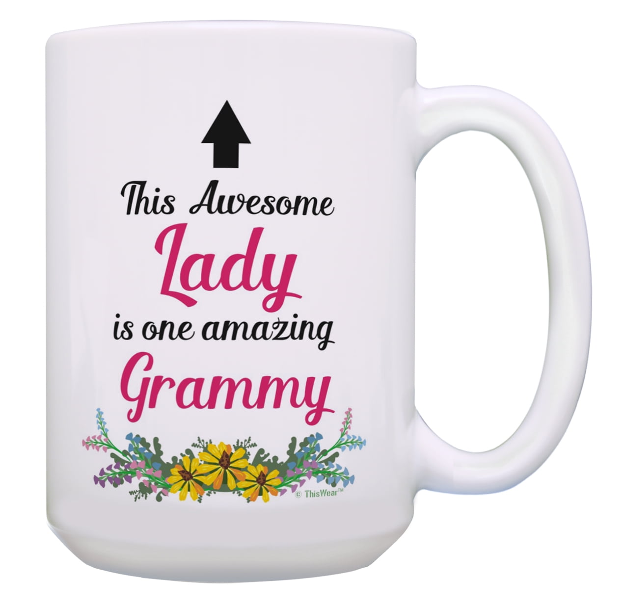 ThisWear Grammy Coffee Mug This Awesome Lady Is One Amazing Grammy ...