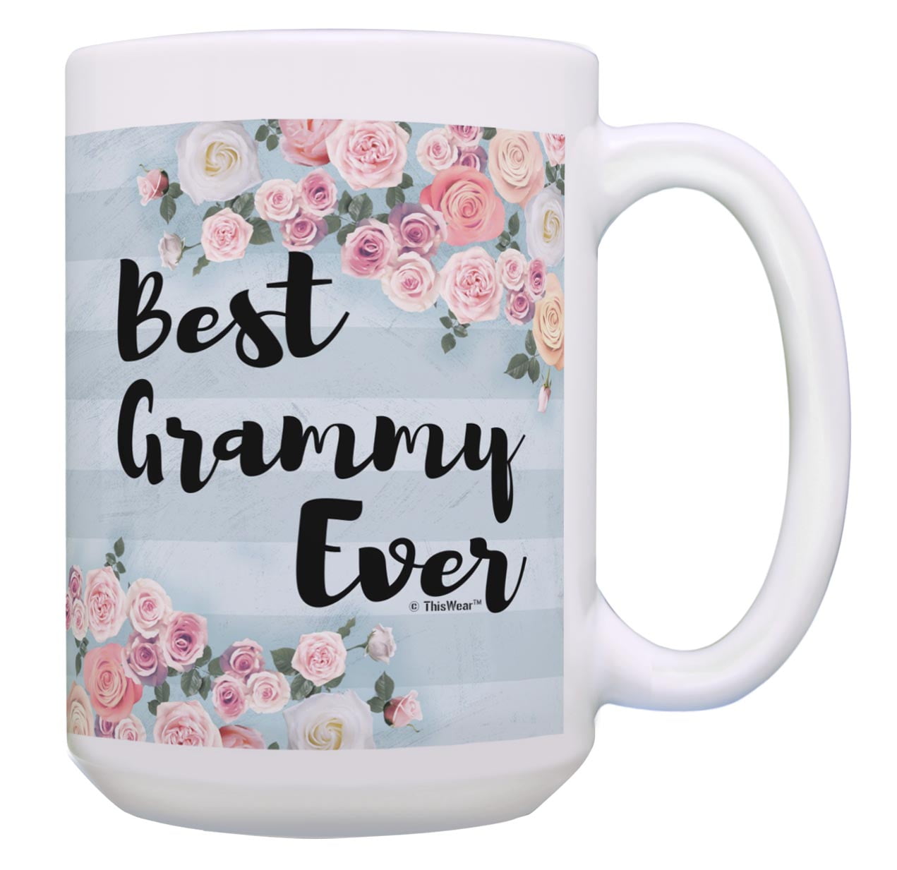 ThisWear Grammy Mug Best Grammy Ever Mug Best Grammy Coffee Cup 15oz ...