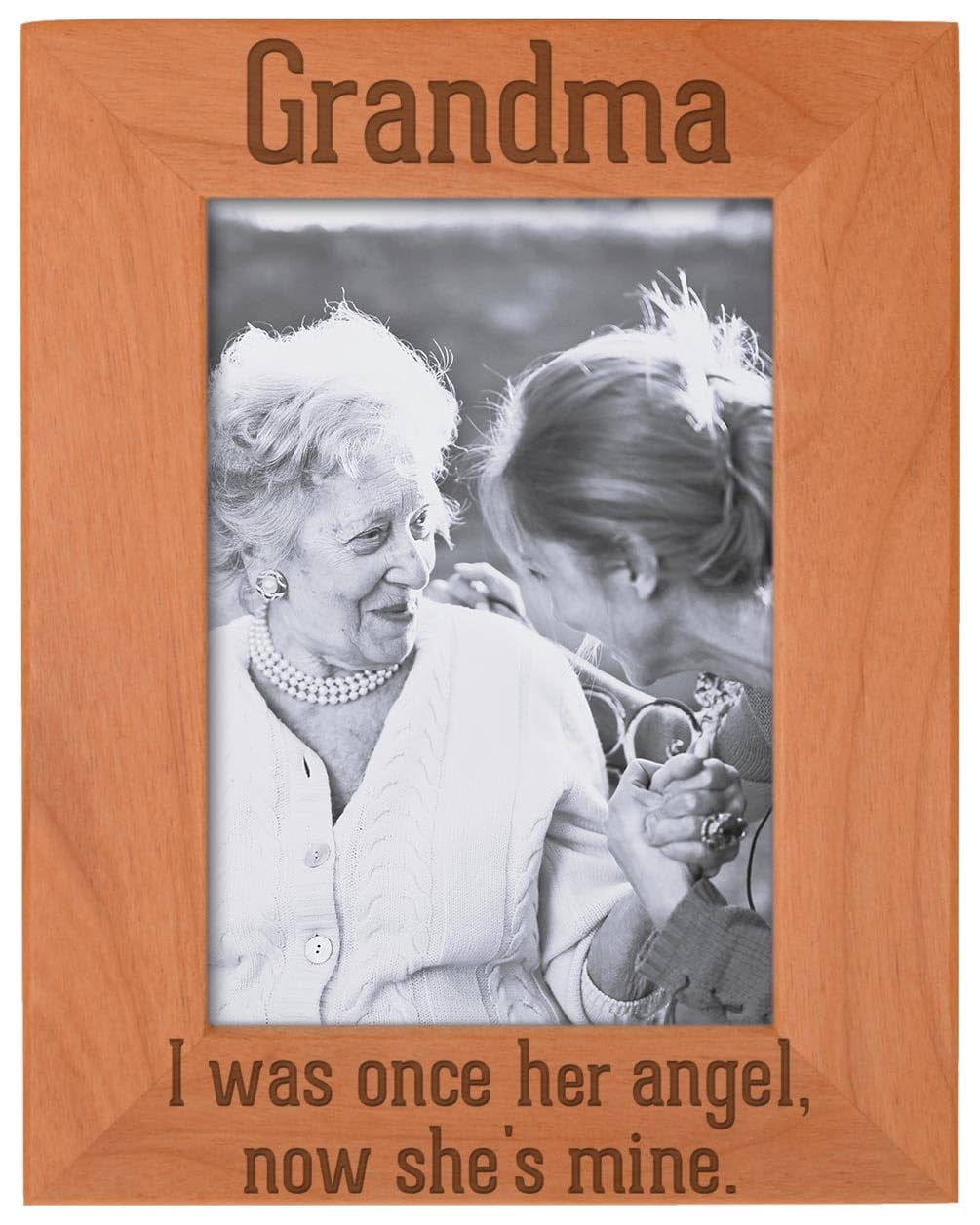 ThisWear Grandma Memorial Frame Grandma Once Her Angel Now Shes Mine ...