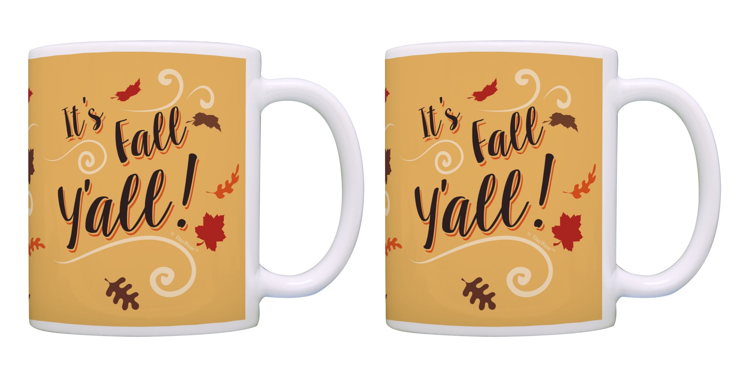 ThisWear Halloween Mugs Its Fall Yall Fall Mug Set Fall Season Gift Set ...