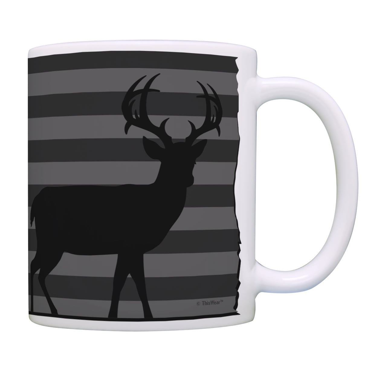 ThisWear Hunting Mug American Flag with Buck Deer Hunting Mugs for Men ...
