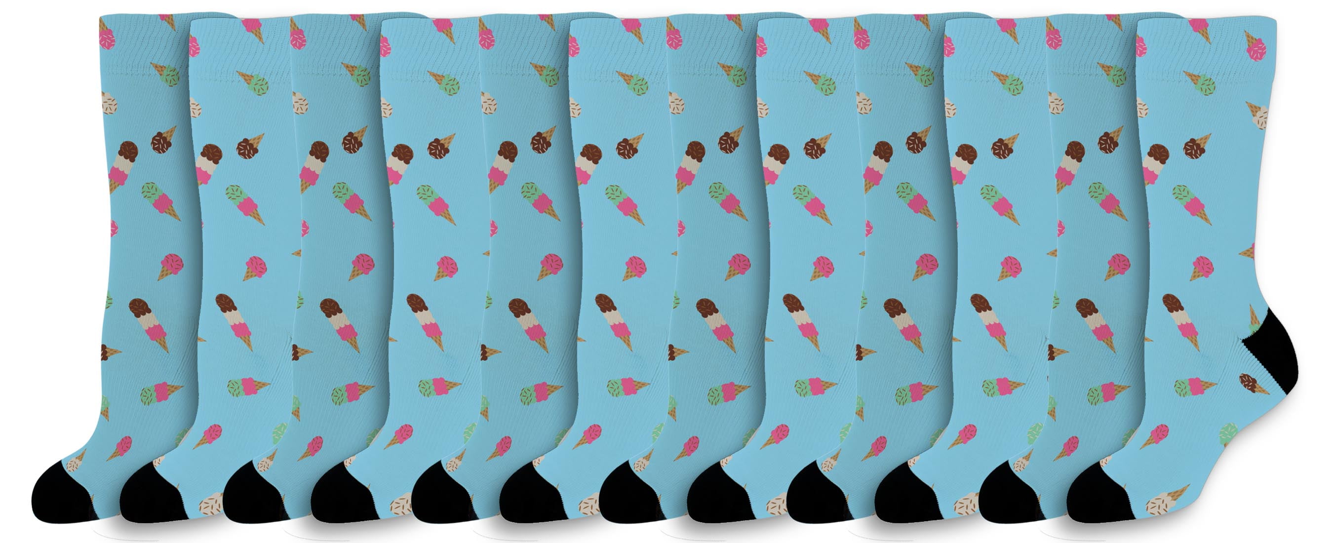 ThisWear Ice Cream Themed Gifts Colorful Ice-Cream Socks Ice Cream ...