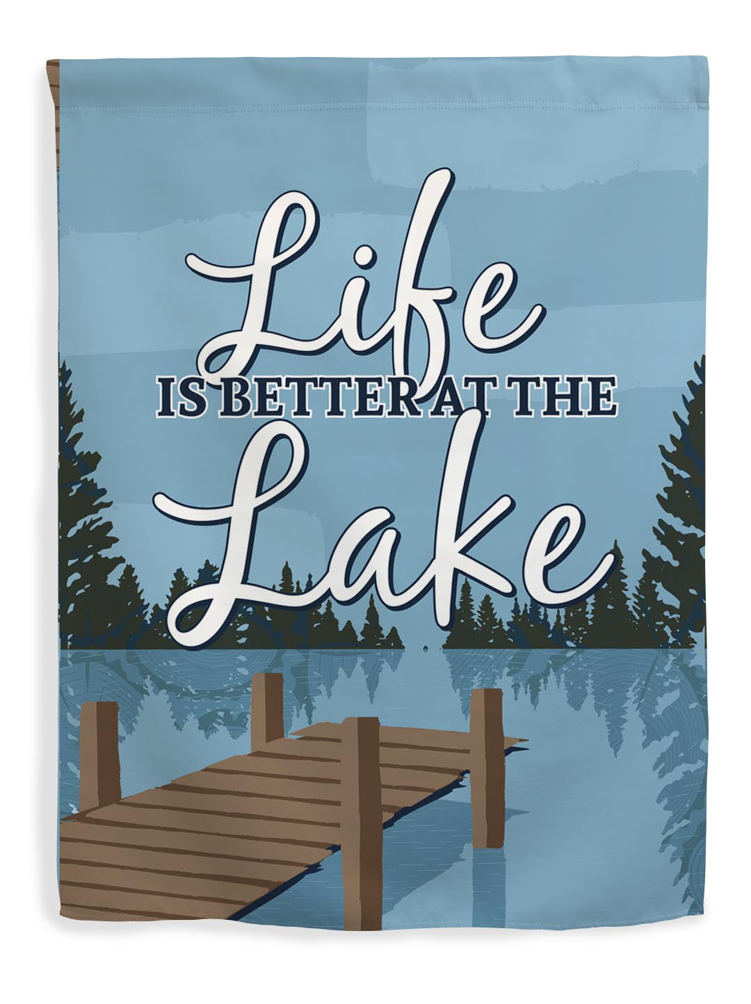 ThisWear Lake Home Decor Life is Better at The Lake House Flag Lake ...
