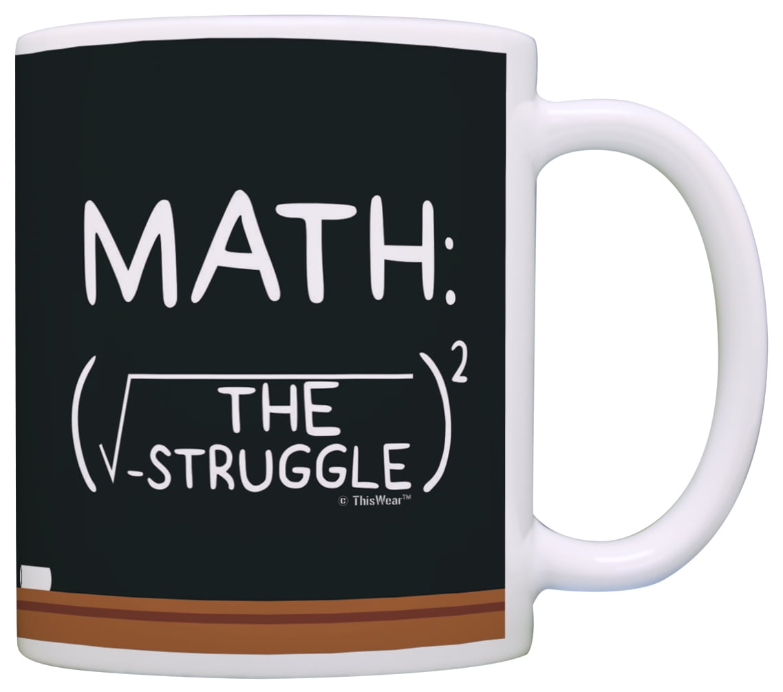 ThisWear Math Gifts Math the Struggle is Real Algebra Calculus Student ...