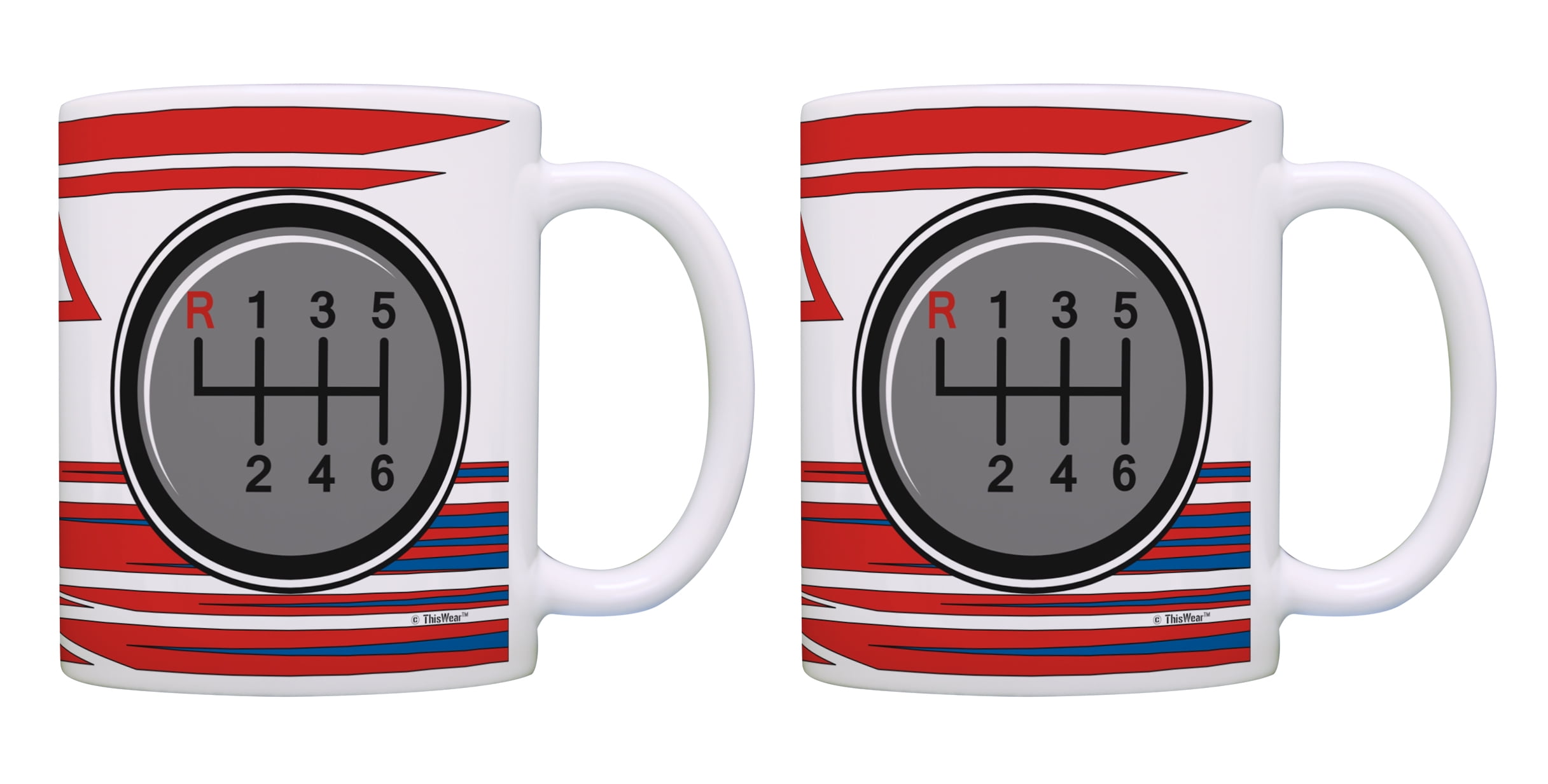 ThisWear Mechanic Coffee Mug 6 Speed Manual Transmission Car Lover ...
