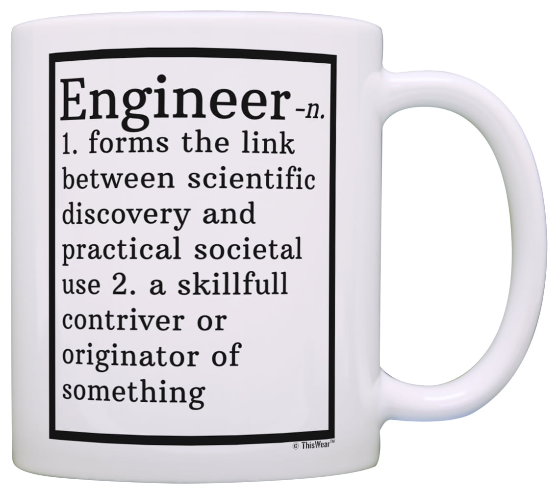 ThisWear Mechanical Engineering Gifts Engineer Definition Gifts for ...