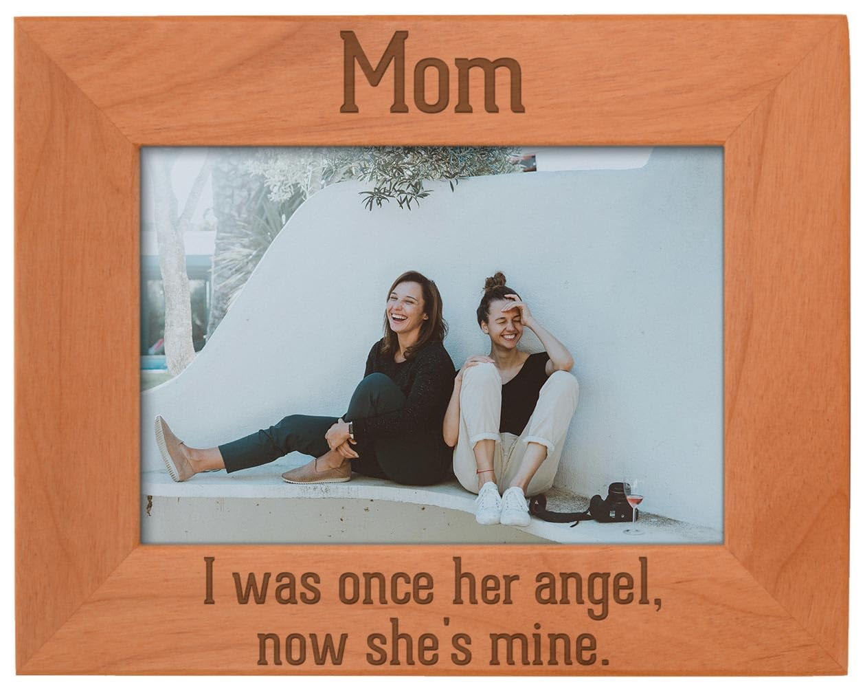 ThisWear Mom Remembrance Frame I Was Once Her Angel Now She's Mine In ...