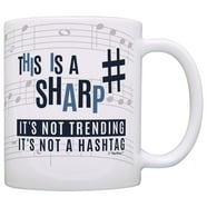 ThisWear Music Lovers Gifts Music Notes Mug Music Themed Gift Music ...