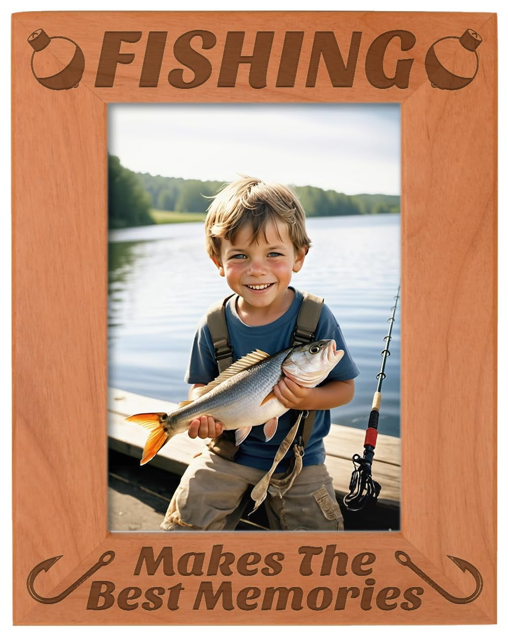 ThisWear My First Fish Frame Fishing Makes The Best Memories Fish ...