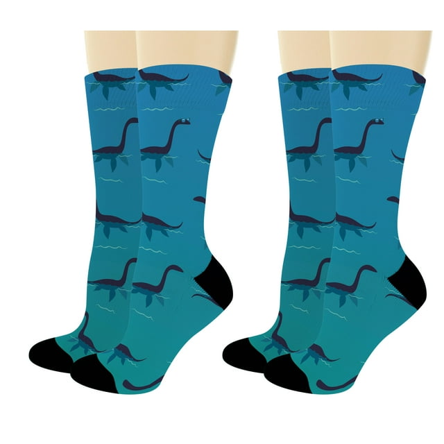 ThisWear Mythical Creature Socks Loch Ness Monster Socks Loch Ness Gift ...
