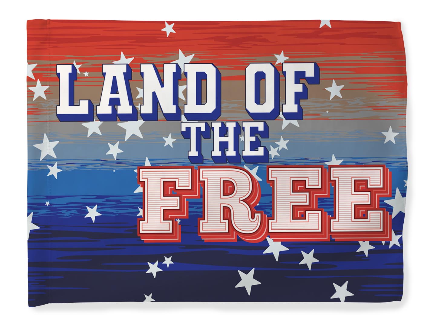ThisWear Patriotic Decorations Land of The Free Flag US Gifts Red White ...