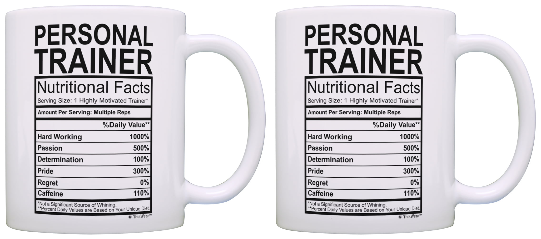 ThisWear Personal Trainer Gifts for Men Personal Trainer Nutritional ...