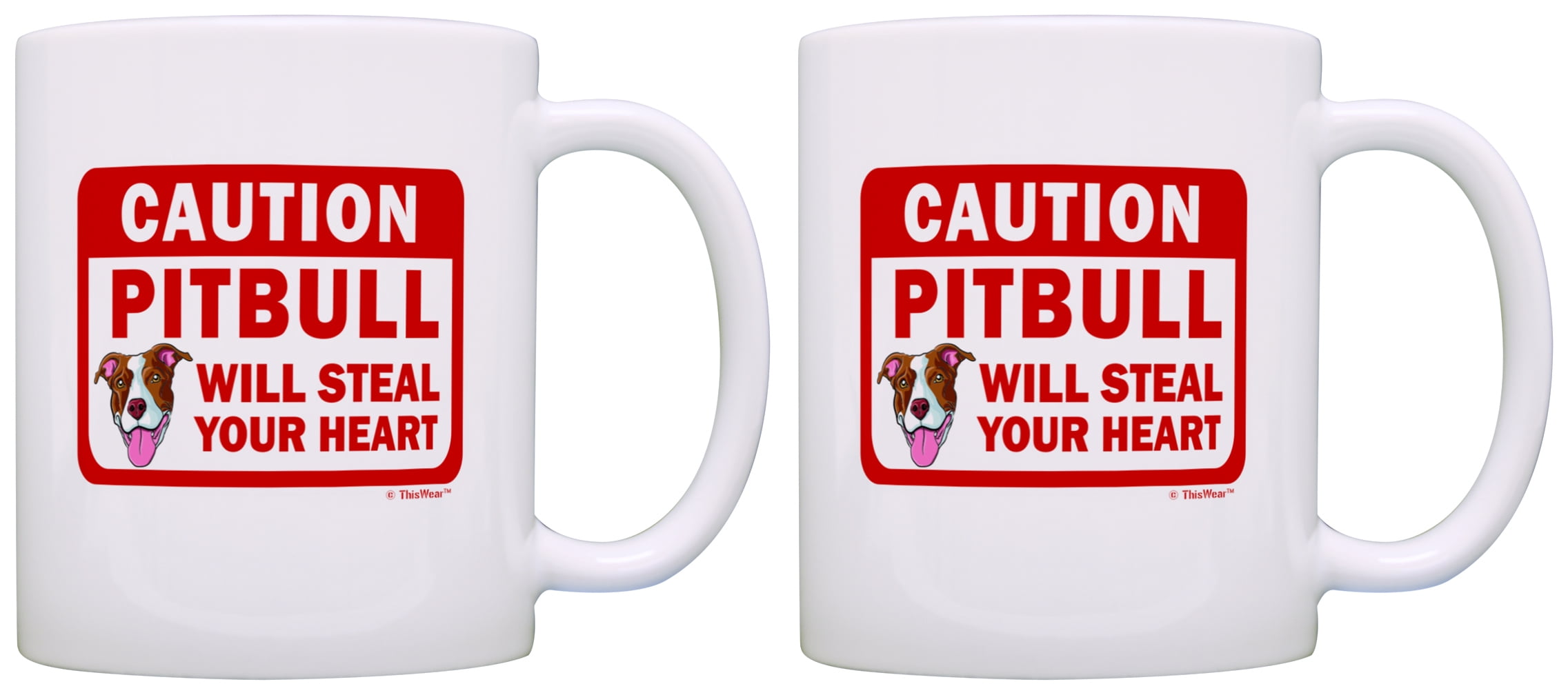 ThisWear Pitbull Gifts Caution Pitbull Will Steal Your Heart Pitbull 11 ...