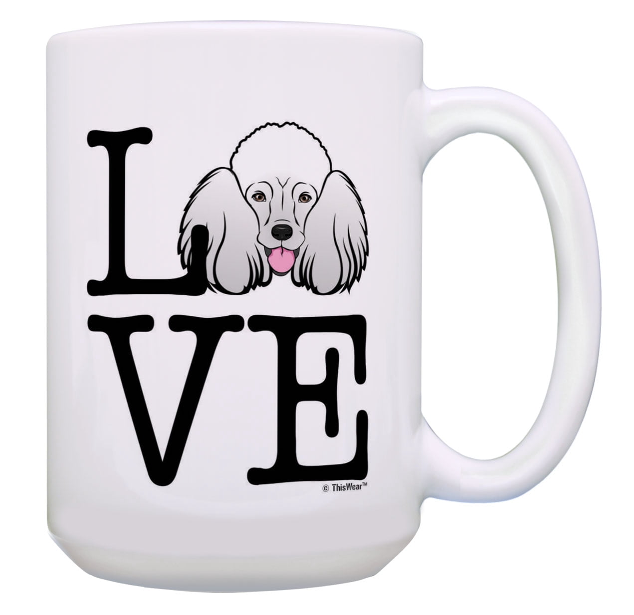 ThisWear Poodle Mug Poodle Love Poodle Mom Gifts Standard Poodle Dad ...