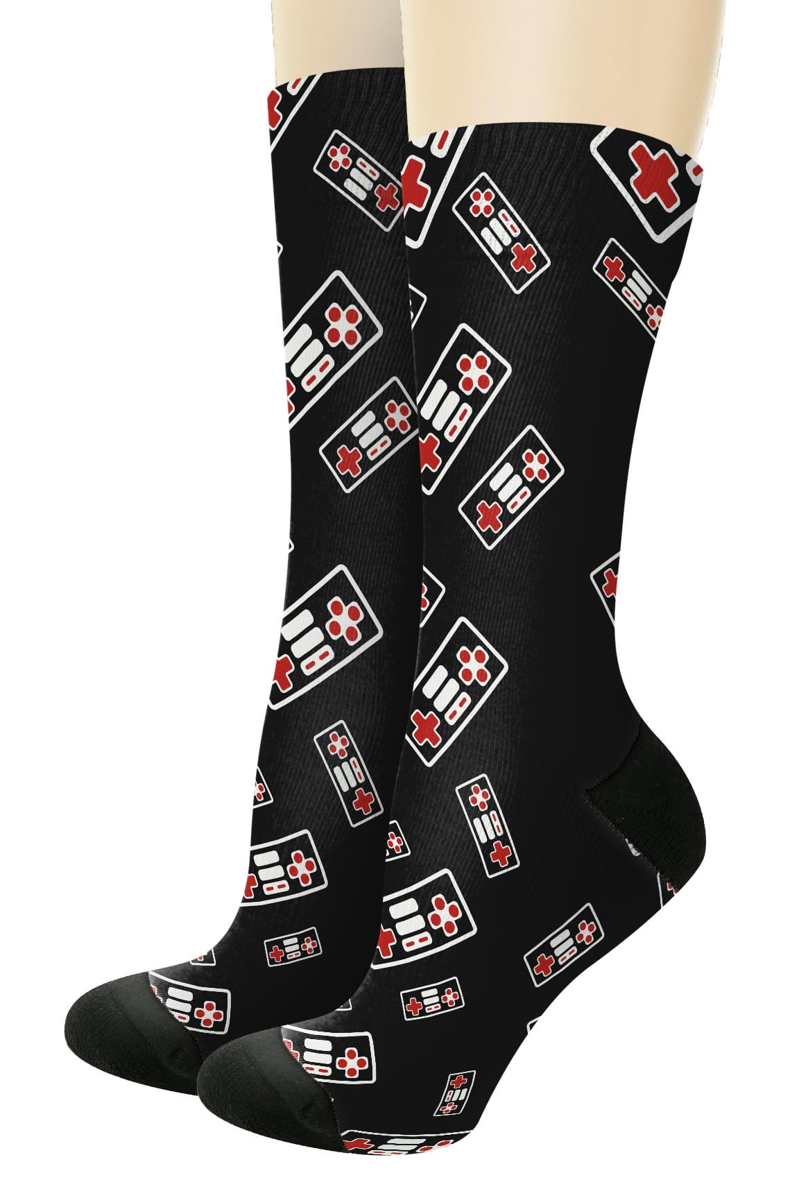 ThisWear RPG Gamer Socks Retro Gamepad Controller Joystick 8 Bit Gamer ...