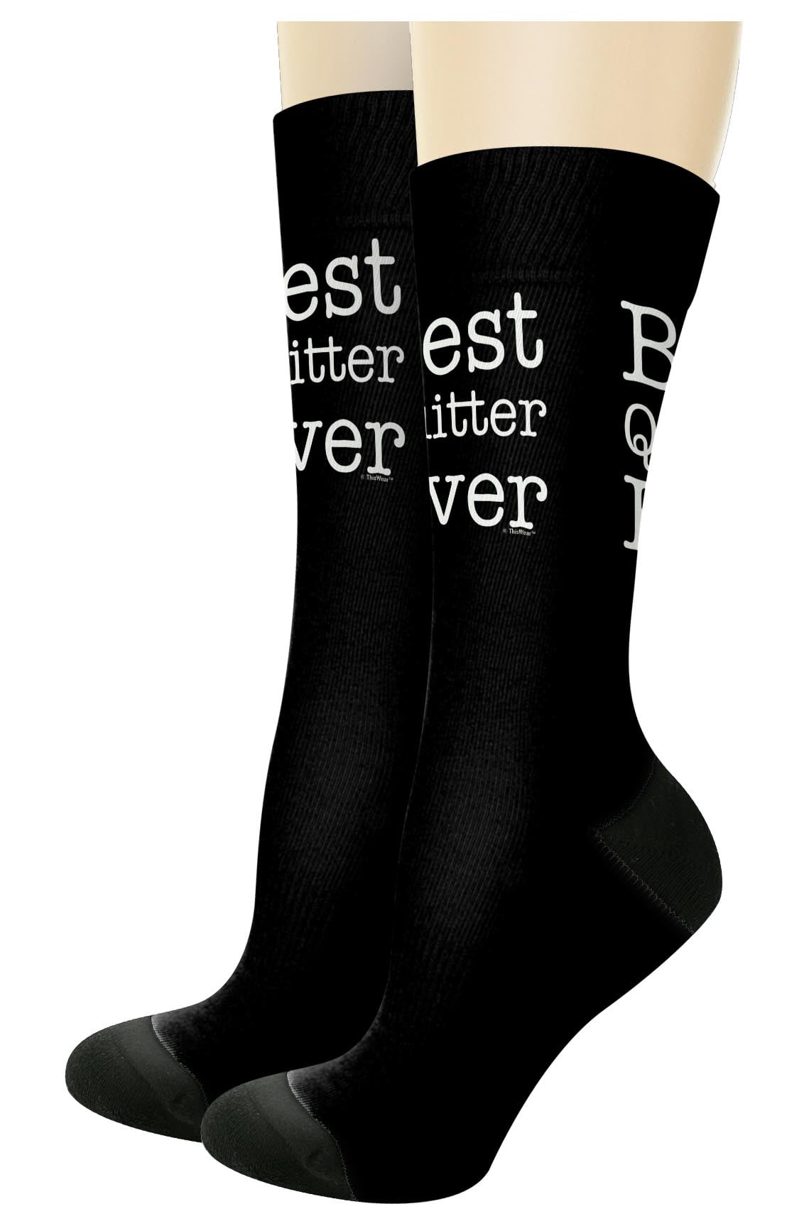 ThisWear Retirement Gifts for Men Best Quitter Ever 1-Pair Novelty Crew ...