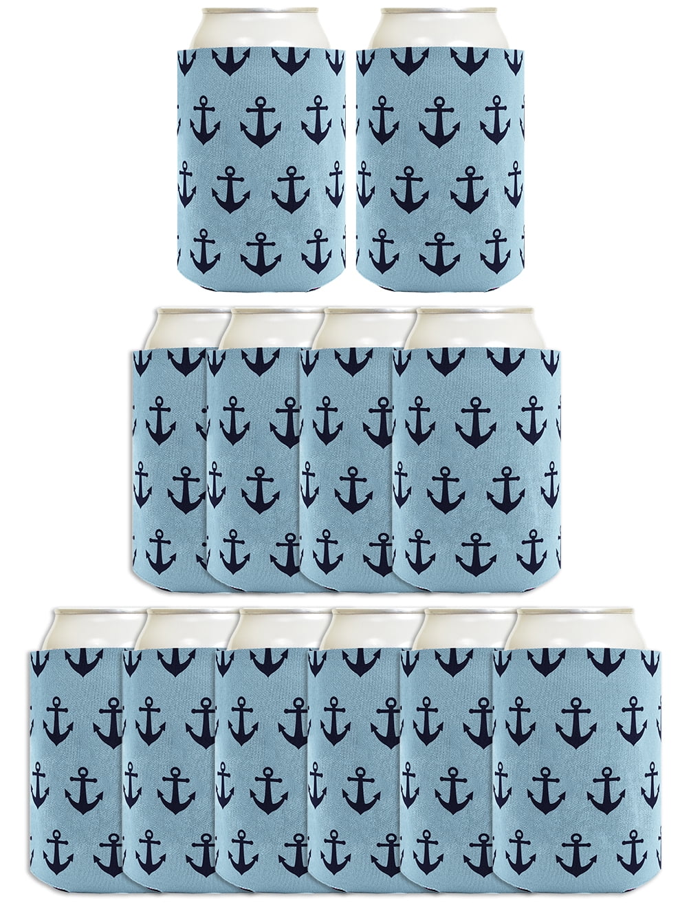 ThisWear Sailing Gift Anchor Pattern Coolie New Boat Owner Gift Preppy ...