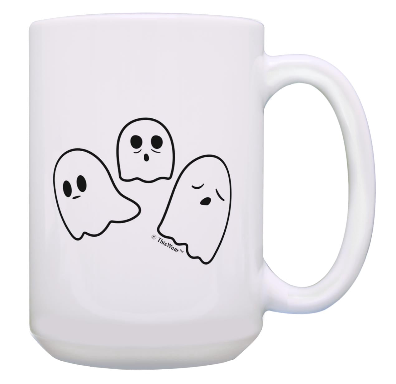 ThisWear Scary Halloween Party Supplies Cute Halloween Ghosts Ceramic ...