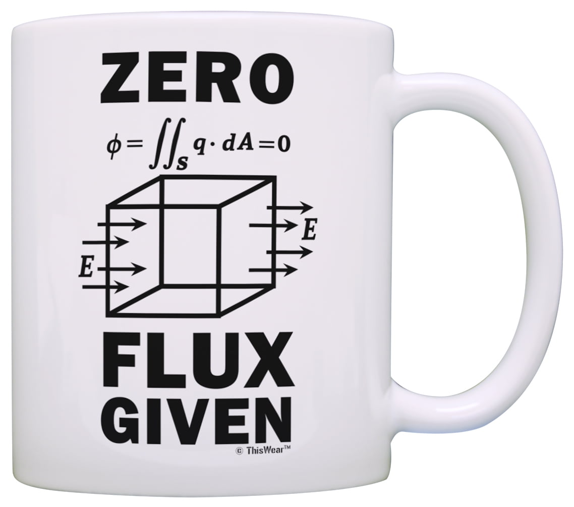 ThisWear Science Nerd Gifts for Adults Zero Flux Given Gauss Law ...
