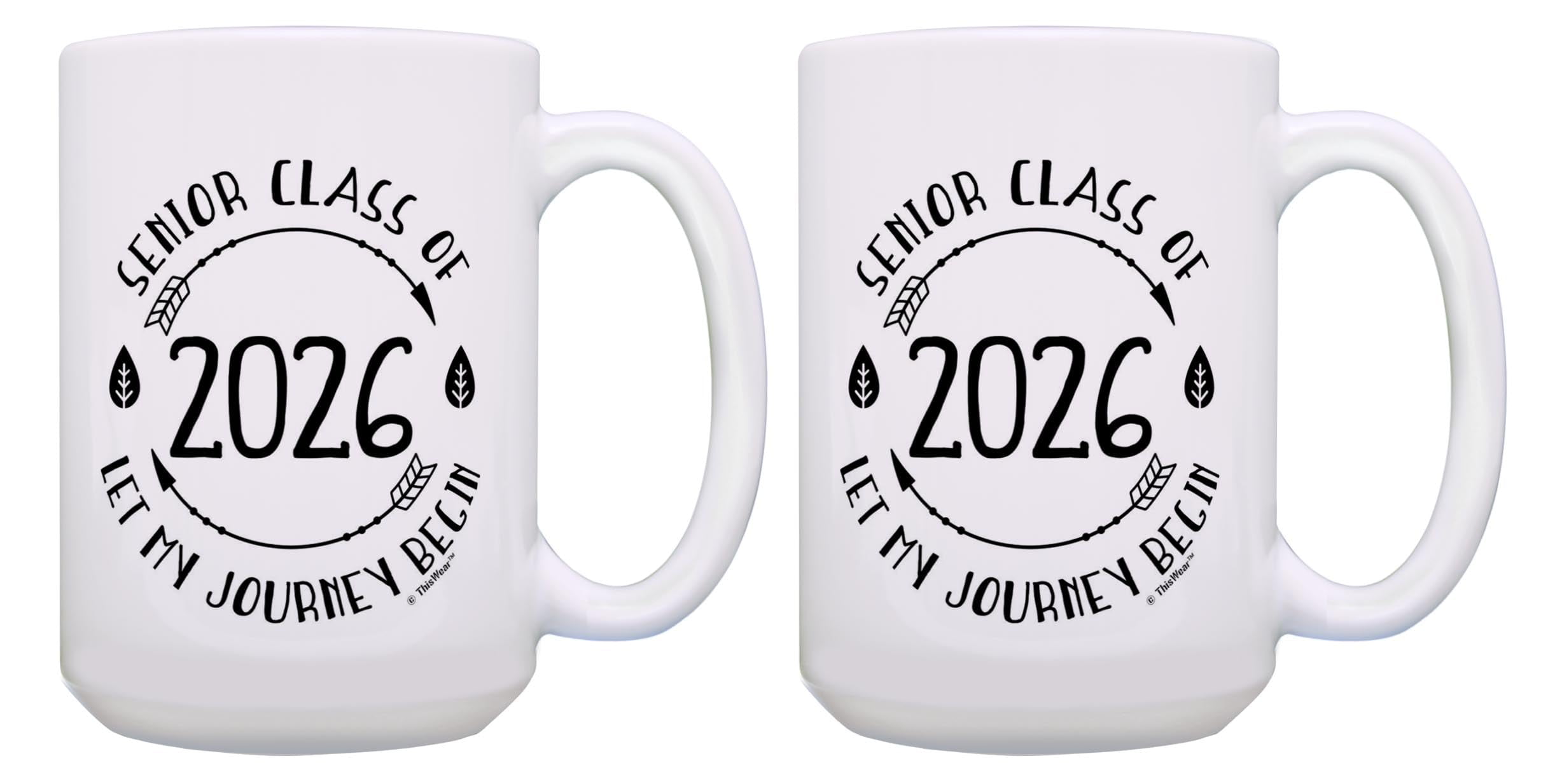 ThisWear Sentimental Grad Gift Set Senior Class of 2026 Graduation Mug ...