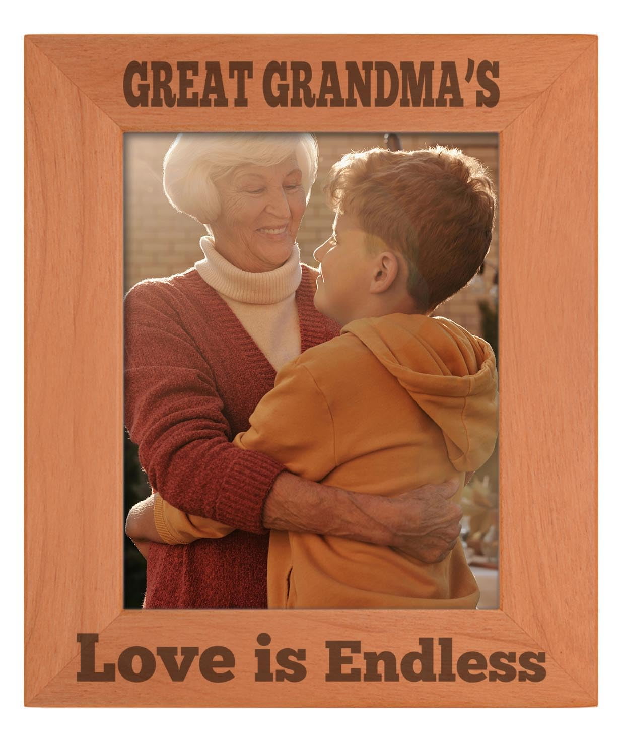 ThisWear Sentimental Photo Frame Great Grandma's Love Is Endless Wood ...