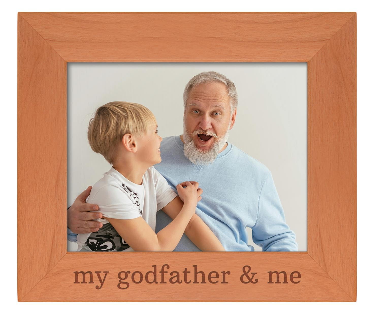 ThisWear Sentimental Photo Frame My Godfather & Me Wood Engraved 8x10 ...