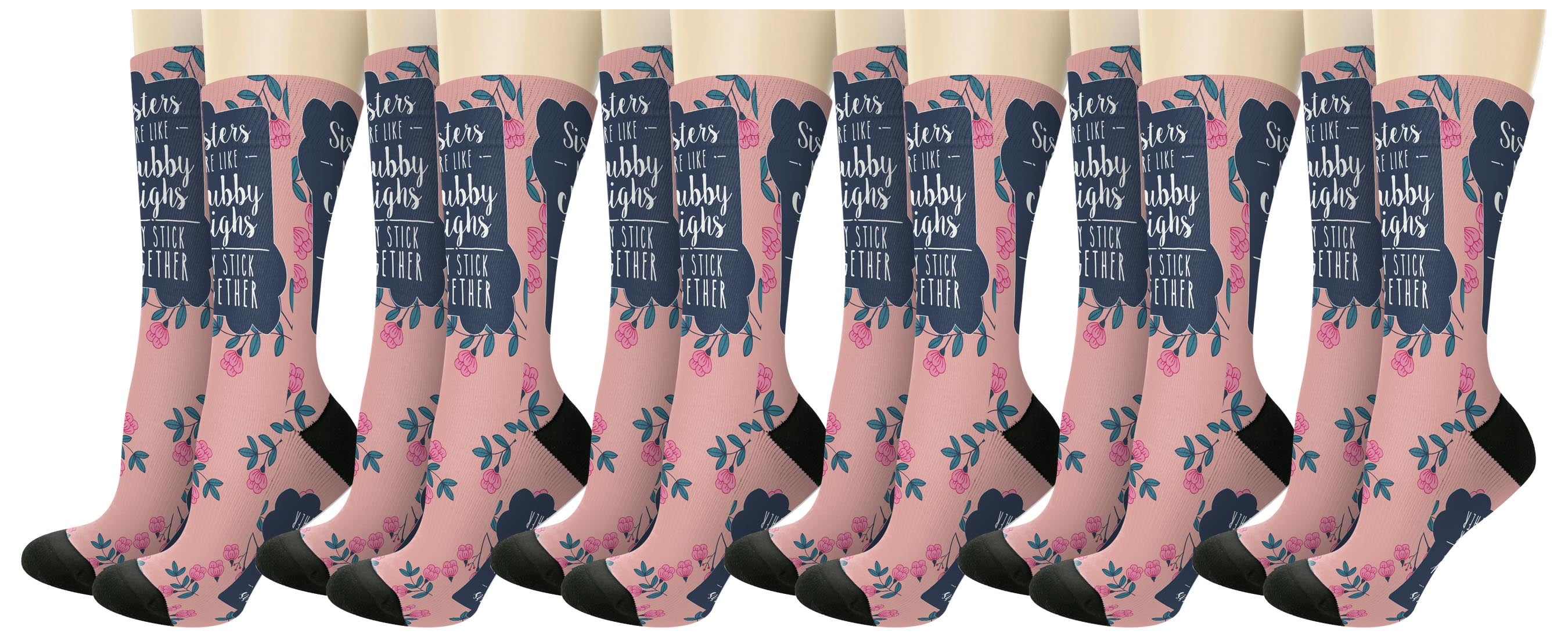 ThisWear Socks for Sisters Are Like Chubby Thighs They Stick Together ...