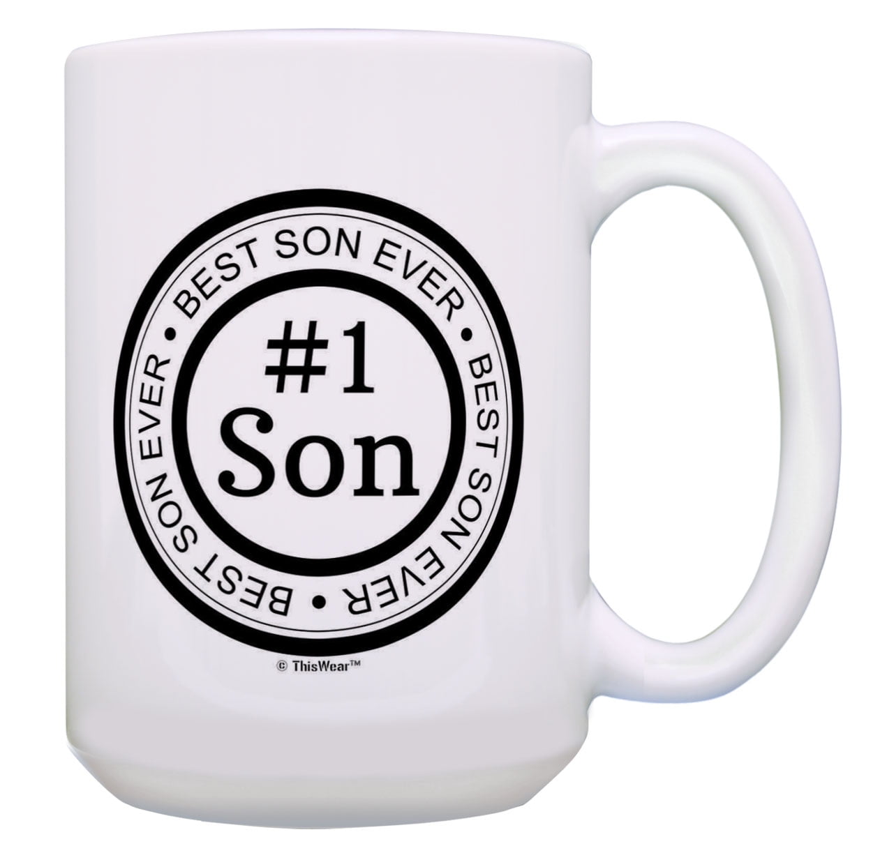 ThisWear Son Birthday Gifts Best Son Ever #1 Son Funny Son Presents ...