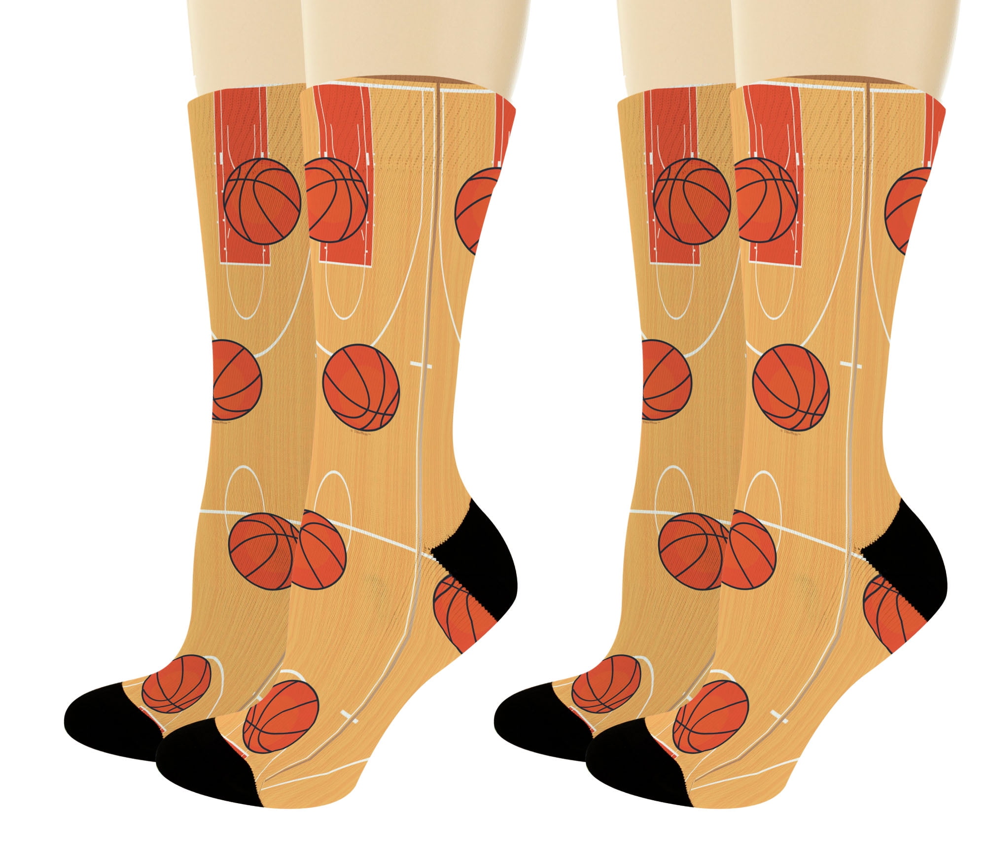 ThisWear Sports Gift Set Basketball Court Socks Lucky Socks Basketball ...