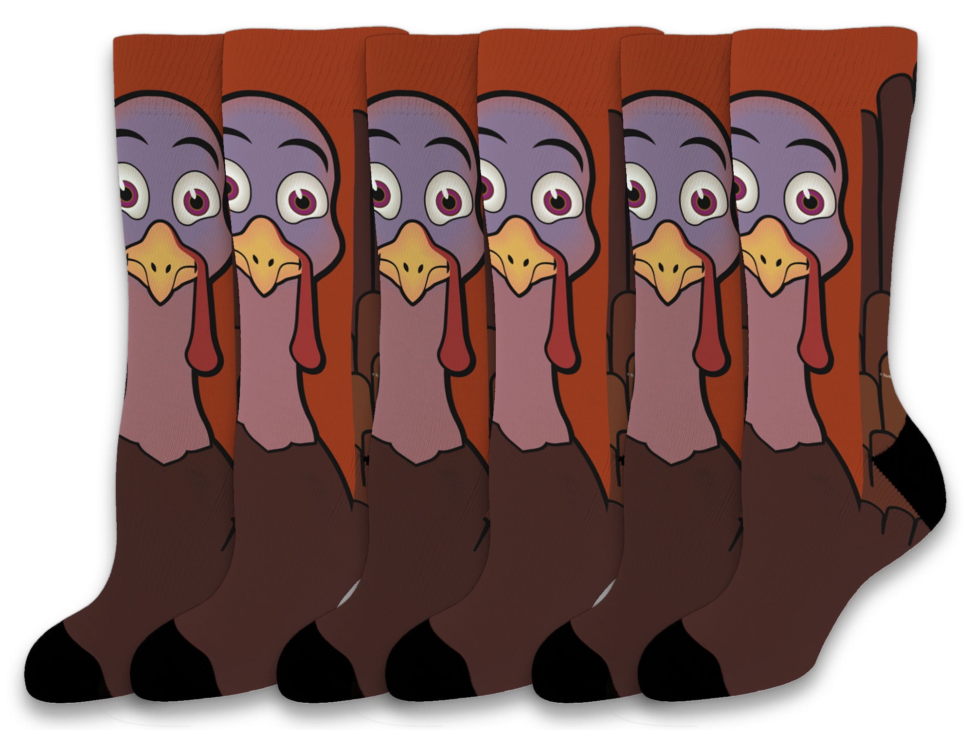 ThisWear Thanksgiving Novelty Socks Turkey Socks Autumn Socks Fall ...