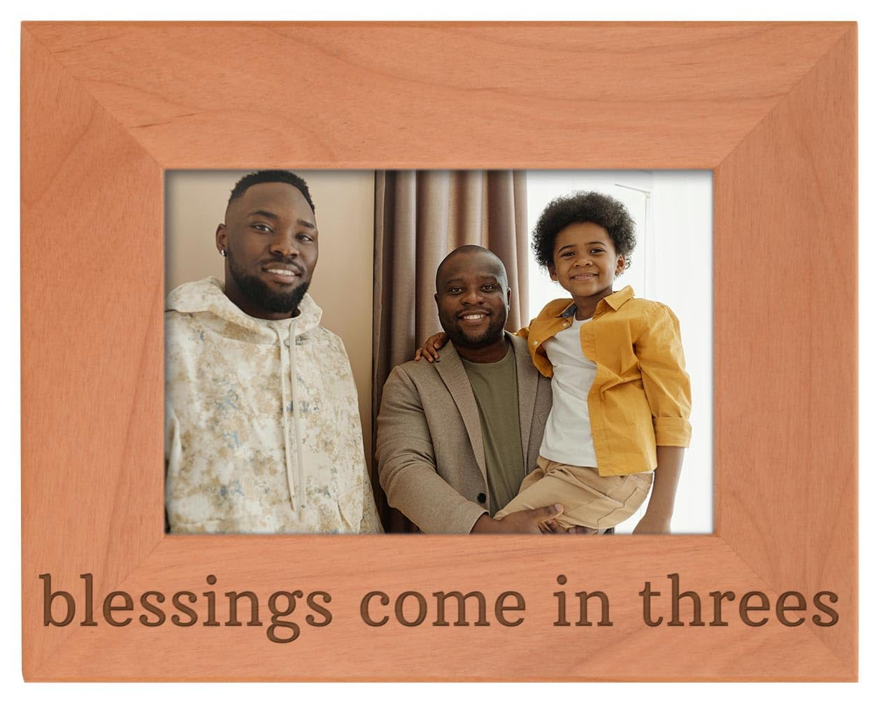 Personalized Gifts Triplets Gift Blessings Come in Threes Baby Natural ...