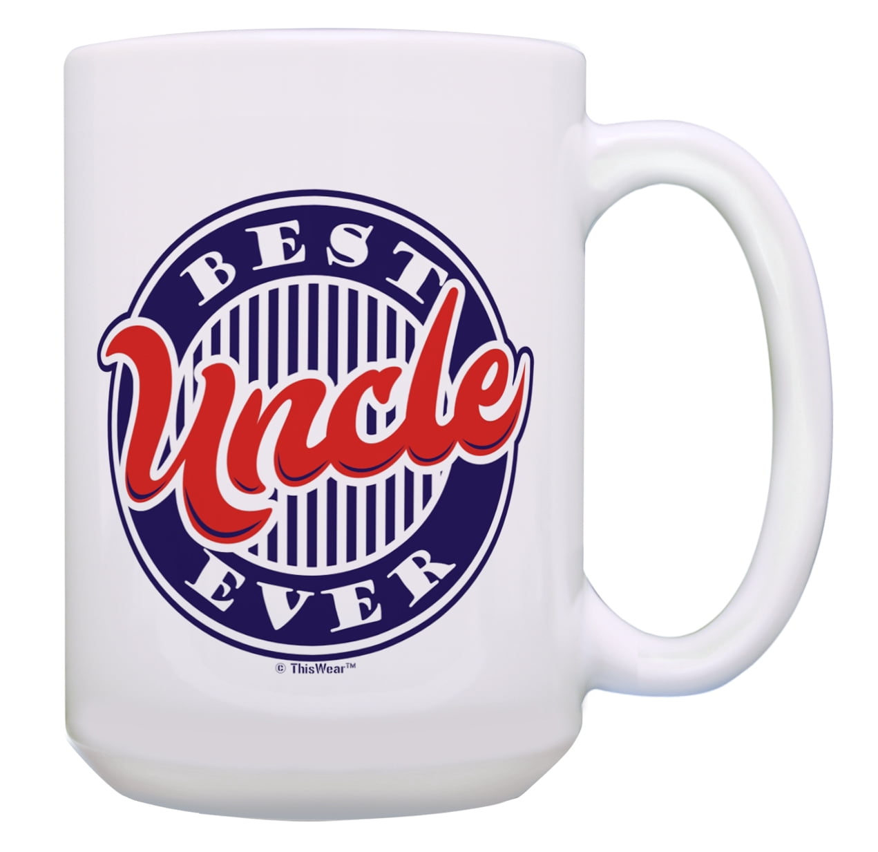 ThisWear Uncle Coffee Mug Best Uncle Ever Mug Cool Uncle Gifts Uncle ...