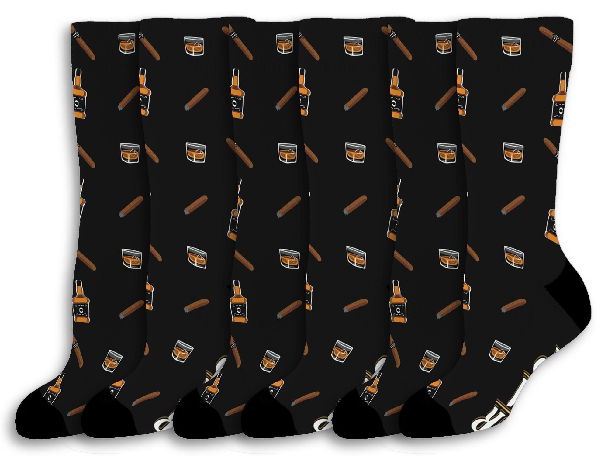 ThisWear Whiskey Gift Hidden Message Whiskey Bottle Socks Whiskey ...
