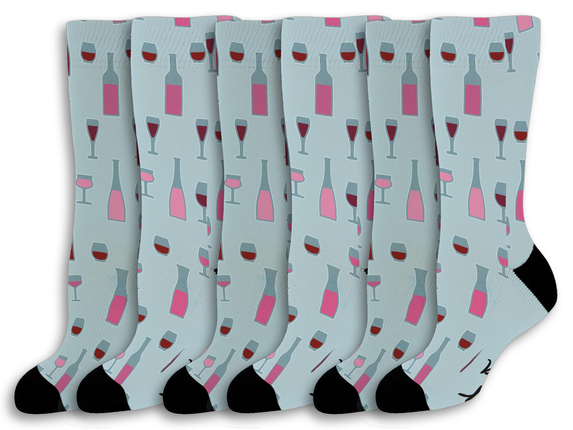 ThisWear Wine Gifts Feet Up Pour Me A Cup Wine Novelty Socks Wine ...