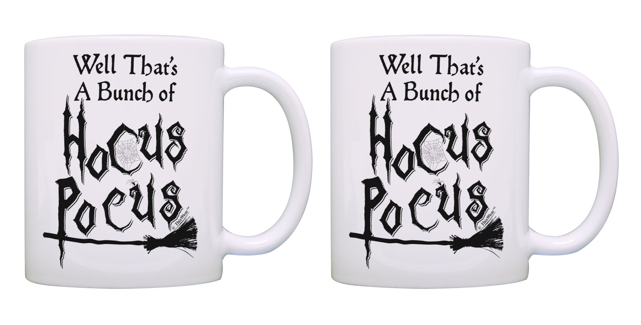 ThisWear Witch Gifts That's A Bunch of Hocus Pocus Halloween Mug Set 11 ...