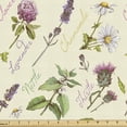 Ambesonne Thistle Fabric by the Yard Upholstery, Vintage Composition, 3 ...
