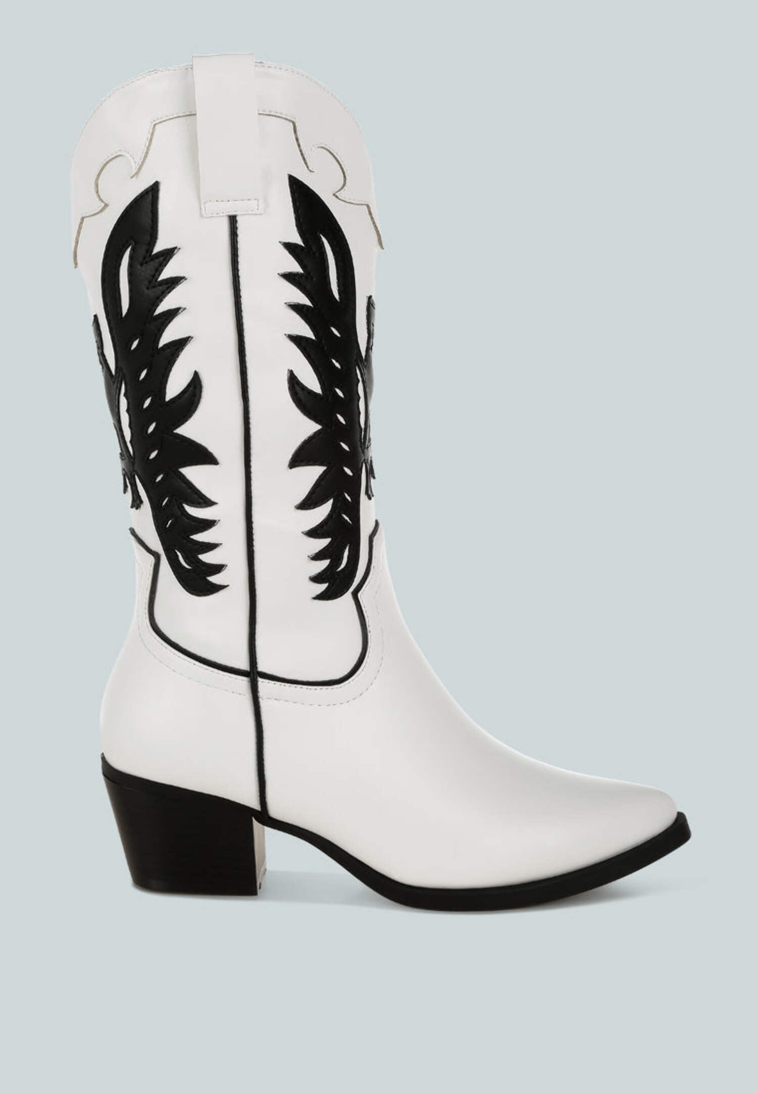 Thistle Winged Patchwork Cowboy Boots - Walmart.com