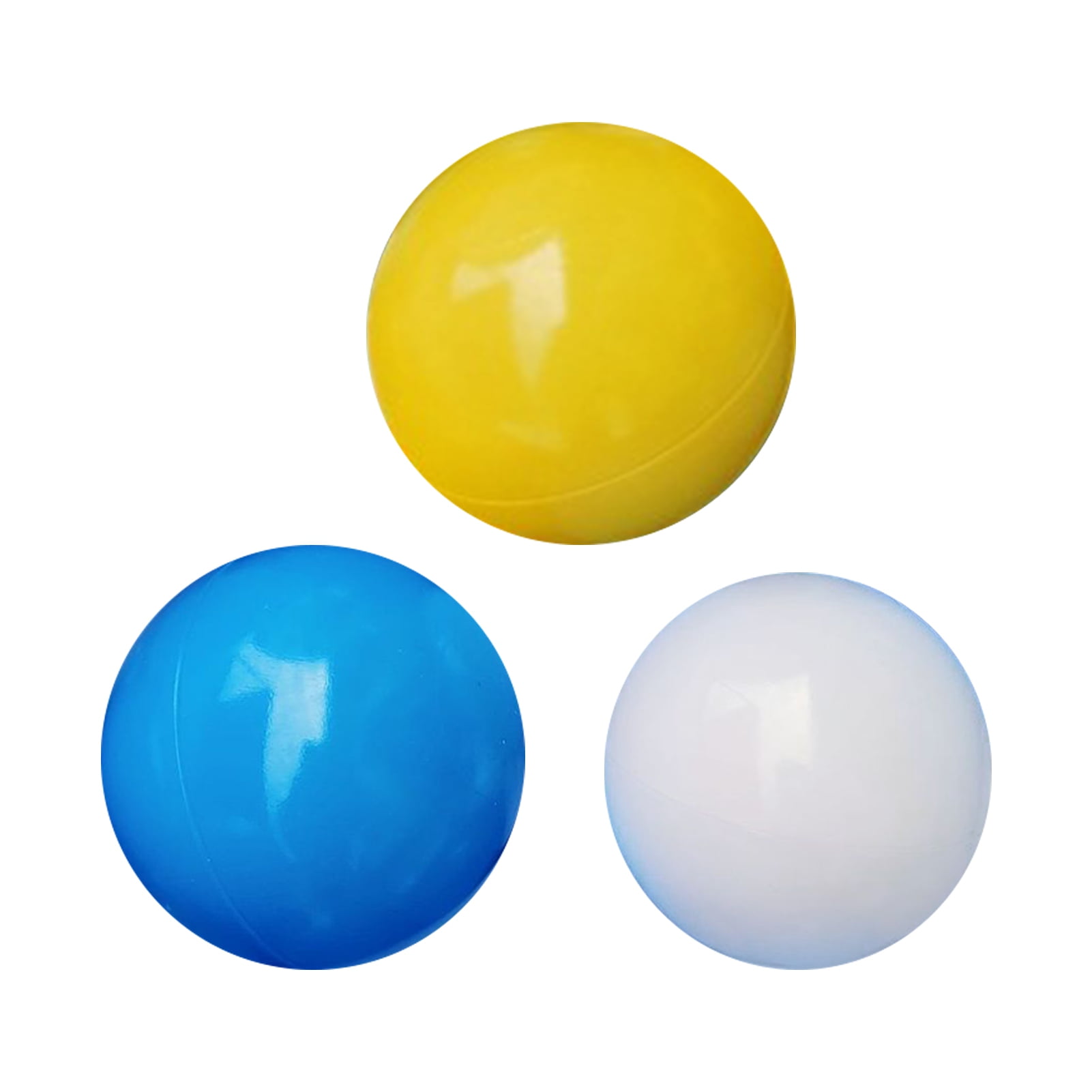 Thogive Plastic Ball Pit Balls Toys, Phthalate & BPA Free 3 Colors Pit Ball for Toddlers, Crush ...