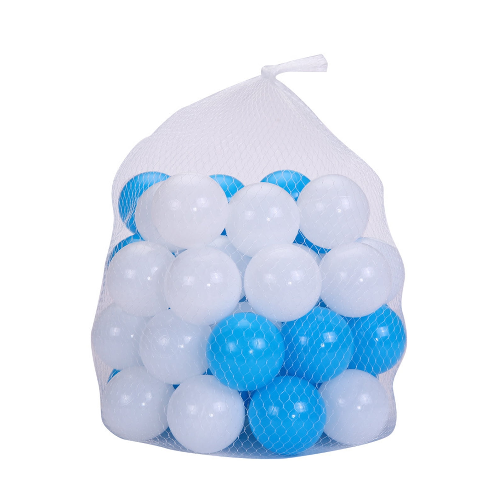 Thogive Plastic Ball Pit Balls Toys, Phthalate & BPA Free Blue White ...