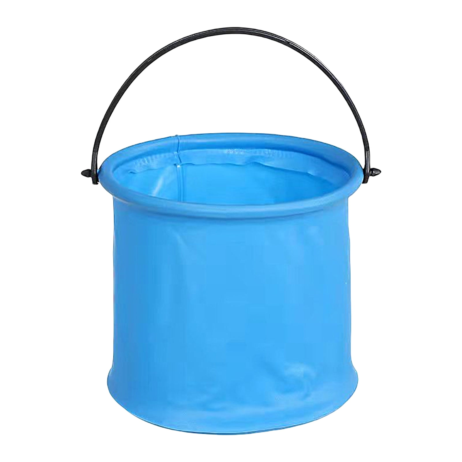 Thogive Plastic Collapsible Bucket Reusable Collapsible Beach Bucket ...