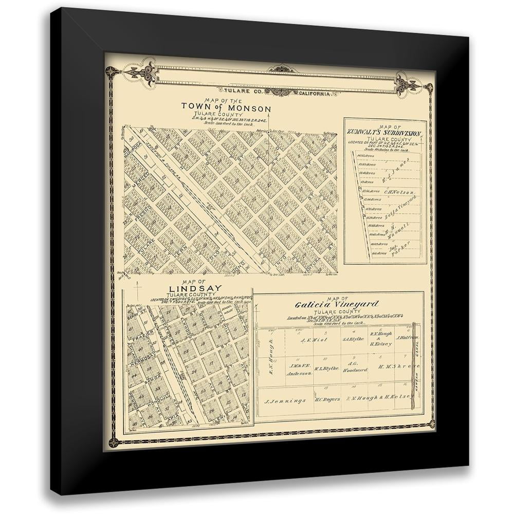 Thomas 15x16 Black Modern Framed Museum Art Print Titled - Lindsay ...