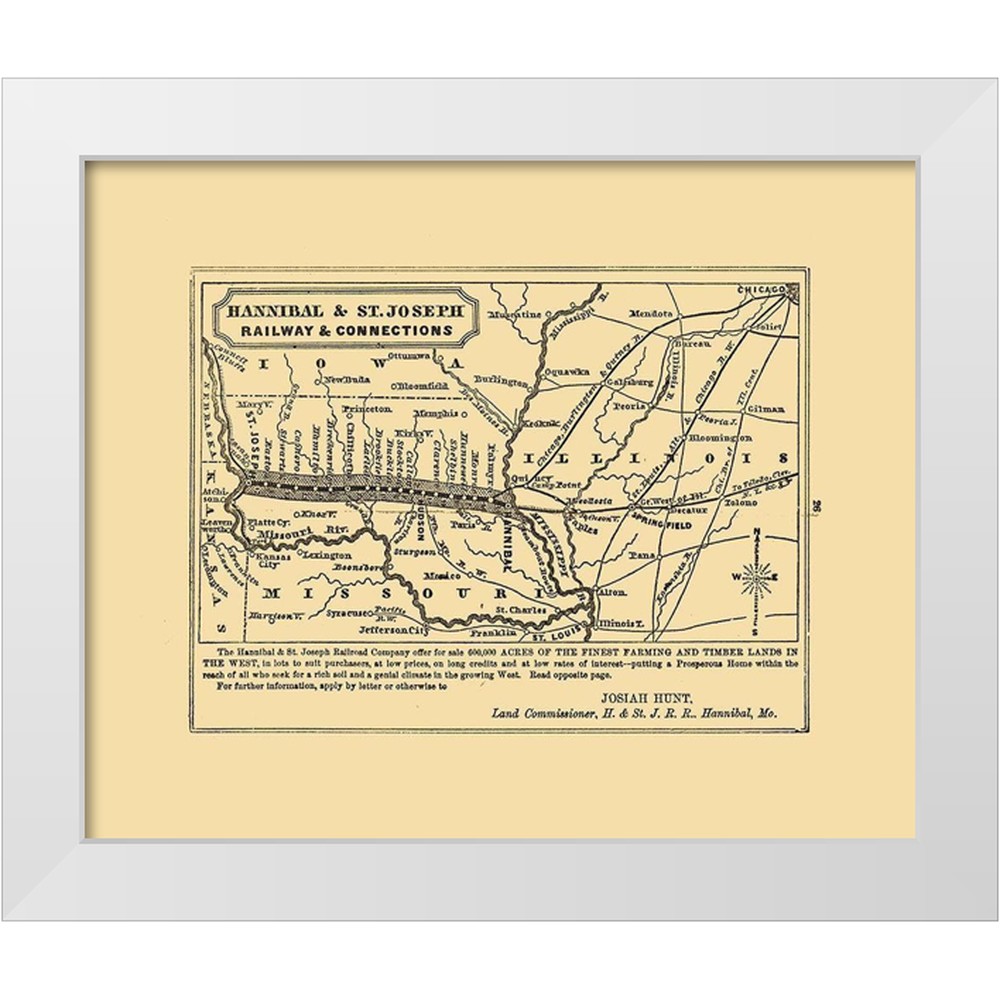 Thomas 31x26 White Modern Wood Framed Museum Art Print Titled ...
