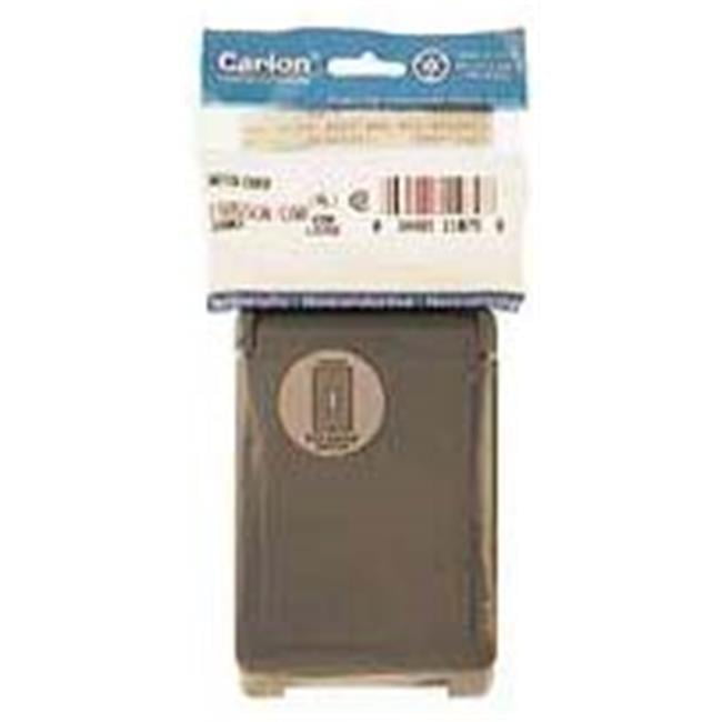 Thomas And Betts Lamson Single Gang Weatherproof Toggle Box Cover ...